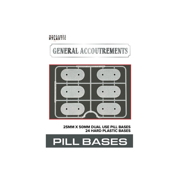 25mm x 50mm Pill Dual Use Bases – Sarissa Precision Limited