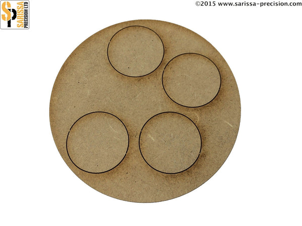 80mm Small Artillery Team Base for 25mm round bases – Sarissa Precision ...