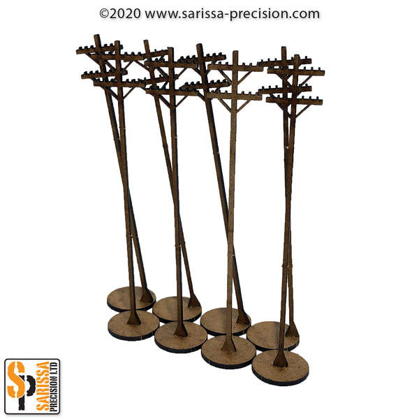 Telegraph Pole Set (28mm) – Sarissa Precision Limited