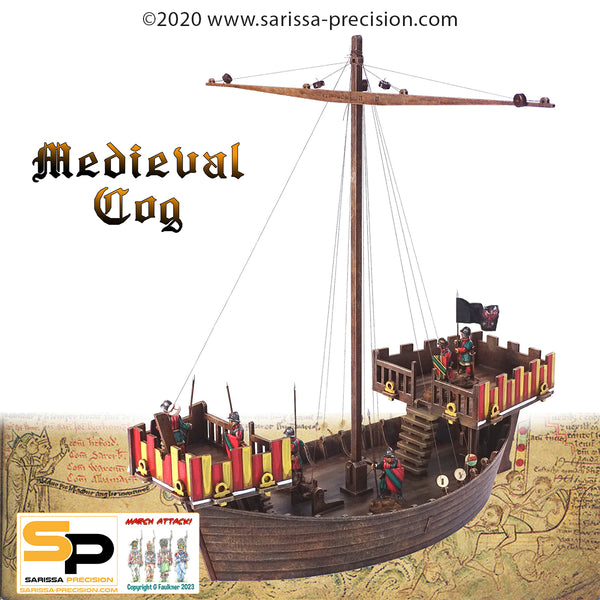 Medieval Cog Sailing Ship (28mm) – Sarissa Precision Limited