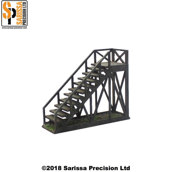 Wooden Palisade Stairs – Sarissa Precision Limited